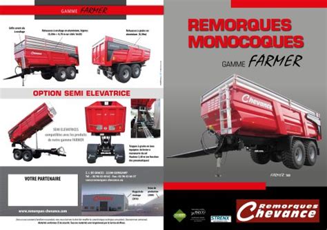 Tous Les Catalogues Et Fiches Techniques Pdf Remorques Chevance