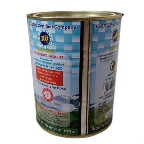 1 Ltr Madhu Desi Ghee Tin Jar At Rs 530 Tin In Rajnandgaon ID