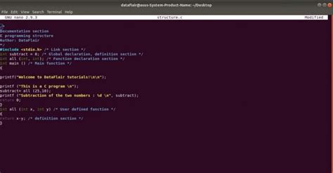 Learn The Basic Structure Of C Program In 7 Mins Dataflair