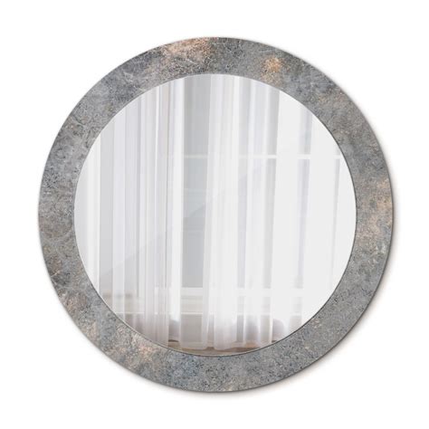 Okrągłe Lustro Łazienkowe Vintage beton 70cm Tulup Sklep EMPIK