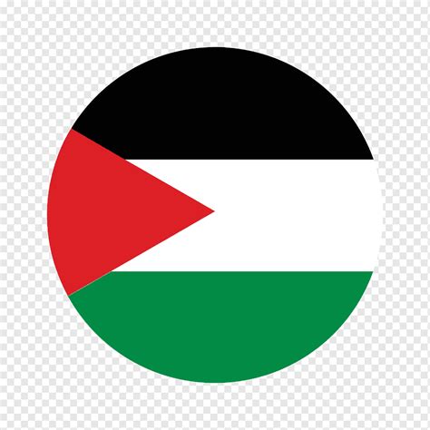 Palestina Asia Lingkaran Negara Bendera Bangsa Nasional Ikon