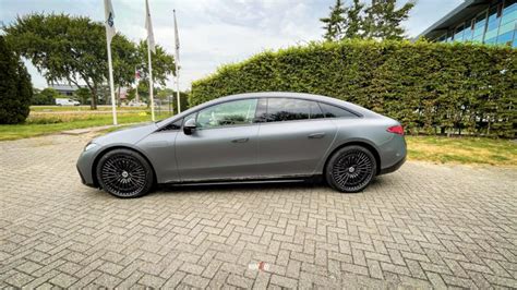 Mercedes EQS 3M Satin Dark Grey Wrap 3M Certified WrapAndGo