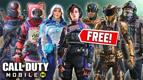 NEW SEASON 4 FREE CHARACTER SKINS In COD MOBILE ALL NEW SEASON 4