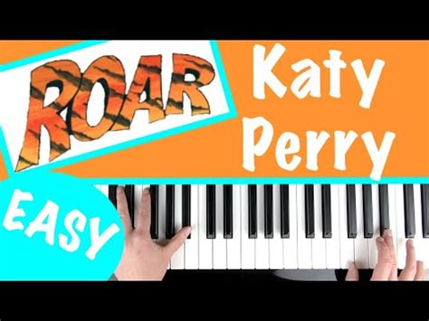 How To Play Roar Katy Perry Easy Piano Chords Tutorial Youtube