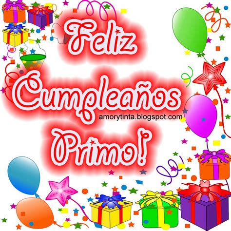 Amor y Tinta Imagenes de cumpleaños para mi primo