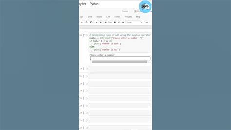 python modulus operator the quickest way to check odd or even numbers viral shorts youtube