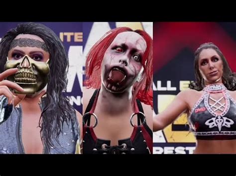 Aew Fight Forever All Women Entrances Youtube