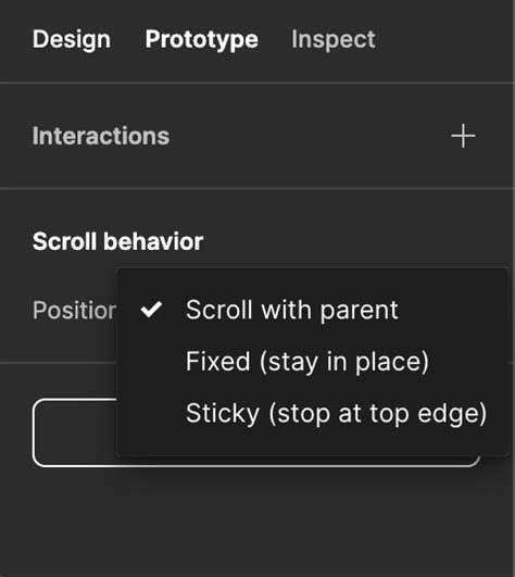 Fix Position When Scrolling Checkbox Moved To Prototype Tab Ask The