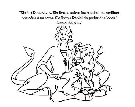 Daniel na Cova dos Leões Desenhos e Atividades