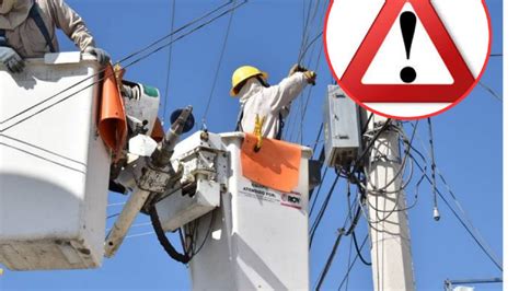 CFE suspenderá HOY servicio eléctrico durante 6 horas en estas colonias