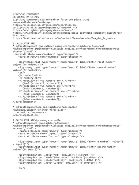 lightning component or aura component pdf computer science information technology management