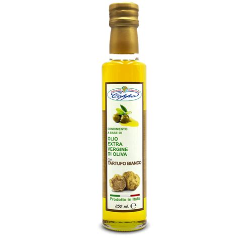Huile d olive extra vierge aromatisée à la truffe blanche