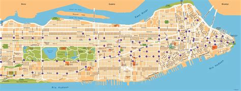 Mapa Turistico De La Ciudad De Nueva York