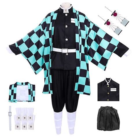 Buy Ficlwigkis Demon Slayer Cosplay 8 PcsTanjiro Cosplay Nezuko Shinobu