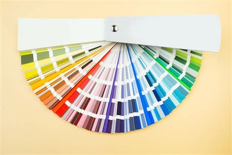 Catálogo de amostras de cores guia de paleta de cores Foto Premium