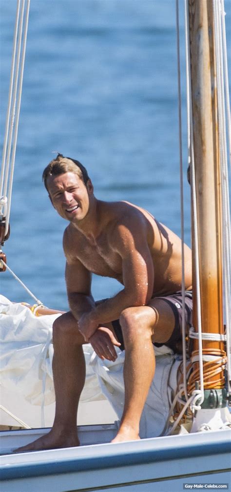 Glen Powell Shirtless And Sexy Behind Scenes The Men Men