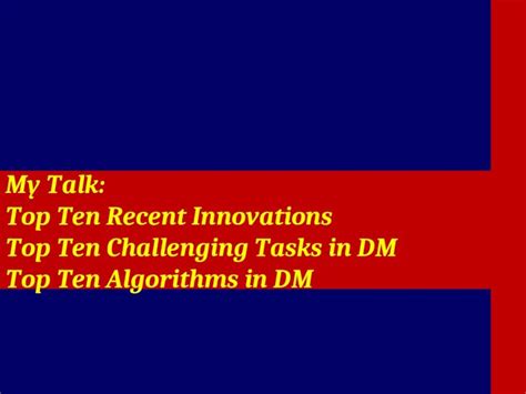 ppt top 10 data mining algorithms dokumen tips