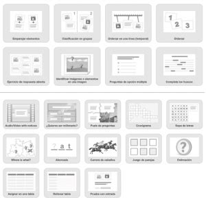 6 páginas para crear juegos educativos El Proyector de Clase