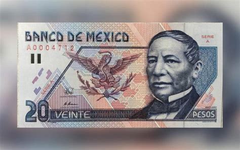 Tienes este billete de 20 pesos en tu poder Podrían pagarte hasta 500