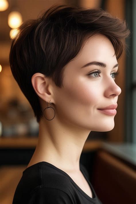 35 Youthful Short Haircuts Textured Side Swept Pixie