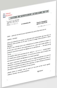 Exemple De Lettre Motivation Auxiliaire Vie En Maison Retraite