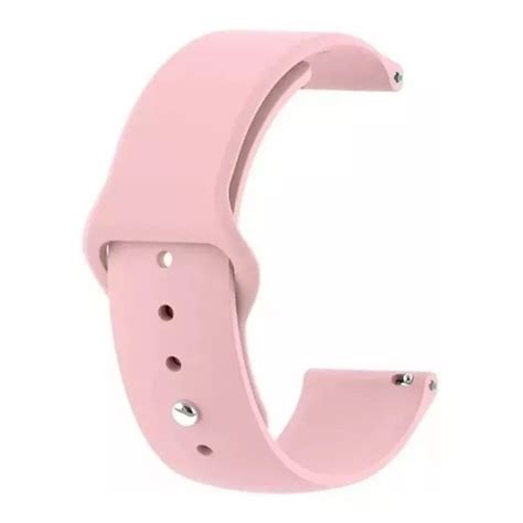 Pulseira Rosa Lisa Silicone Amazfit Bip P P Envio J Em Promo O
