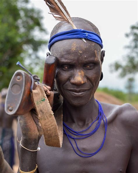 Mursi Warrior Mago Valley Sth Ethiopia Rod Waddington Flickr