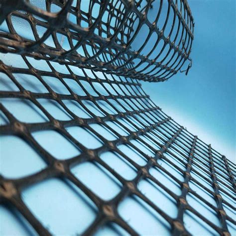 PP Plastic Biaxial Geogrid 30 30 Kn With 34mm Mesh Size Geogrid For