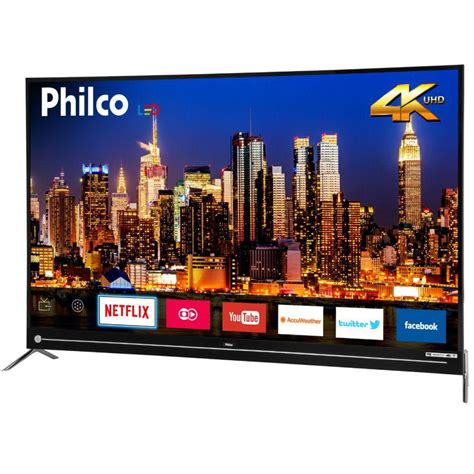Smart Tv Philco 4K PTV55G50SN 55 Polegadas SB LED TVs Magazine Luiza