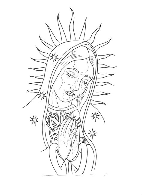 Virgin Mary Tattoo Stencil Mary Tattoo Virgin Mary Tattoo Tattoo