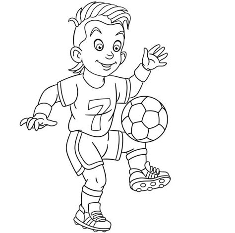 Disegni Da Colorare A Tema Calcio Per Bambini
