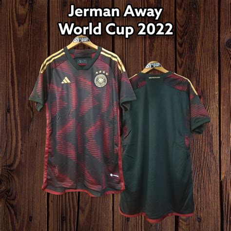 Jual JERSEY JERMAN AWAY WORLD CUP 2022 GRADE ORI Shopee Indonesia