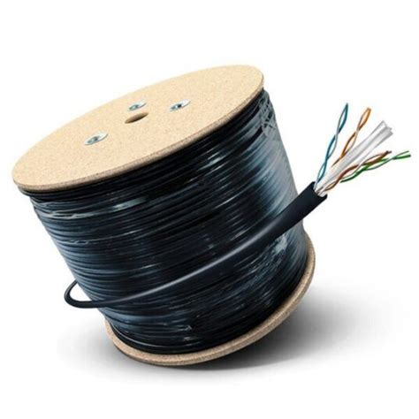 Cable utp categoría 6 100 Cobre x 305 Metros Exterior Doble chaqueta