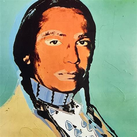 American Indian Series Black By Andy Warhol 1928 1987