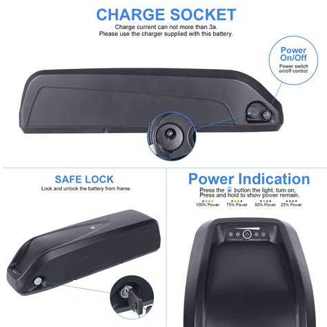 Upp Hailong Downtube Fat Bike Battery V V V V V Ah Ah