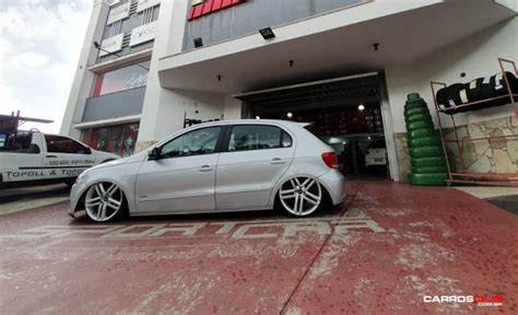 Gol G6 Rebaixado Rodas Volcano Wheels New Strong Aro 18