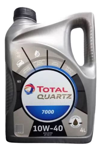 Aceite Semisintético Total 10w40 Quartz 7000 X 4 Litros