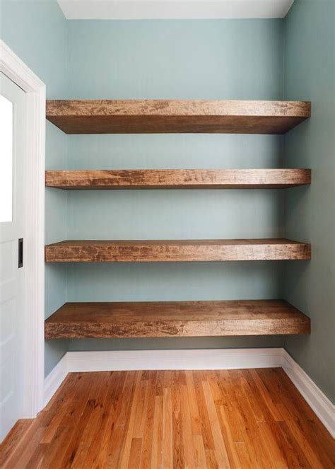 Wood Floating Shelf 12 Inches Deep 3 Thick Rustic Shelf Farmhouse Shelf