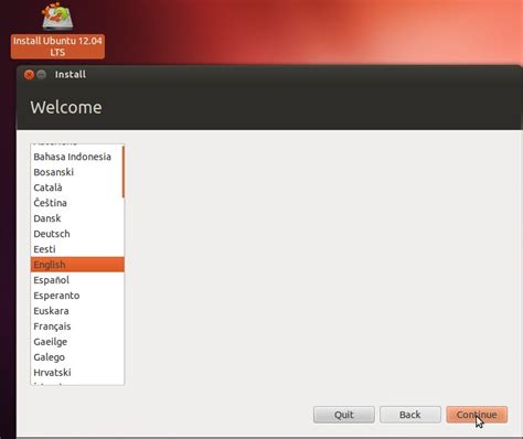 installing ubuntu