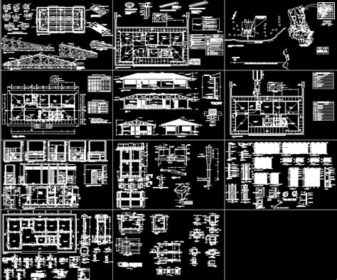 Planos De Posta Medica En DWG AUTOCAD Proyectos Hospitales En PlanosPara