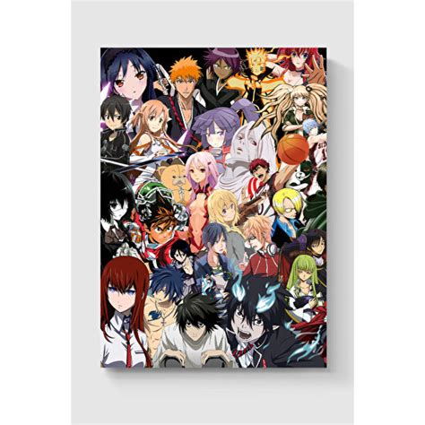 DuoArt Anime Manga Crossover Poster Yüksek Çözünürlük Hd Fiyatı