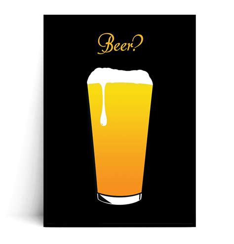 Fox Art Studio Plakat Beer Wymiary 29 7x42 Cm FOX ART STUDIO