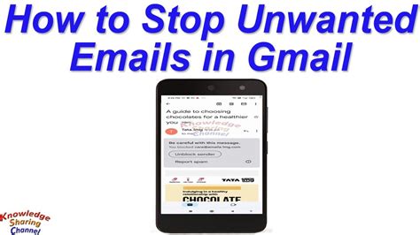 How To Block Emails On Gmail On Phone How To Stop Unwanted Emails In