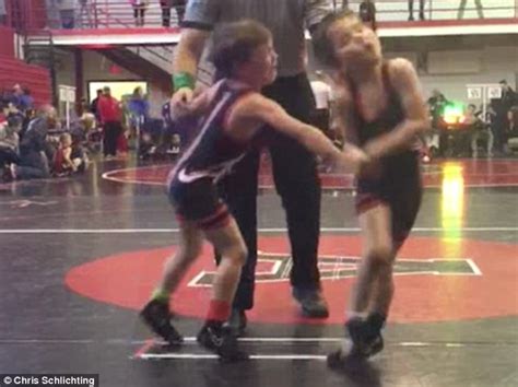 Boy Fells His Twin Brother With A Single Surprise Punch After Losing A