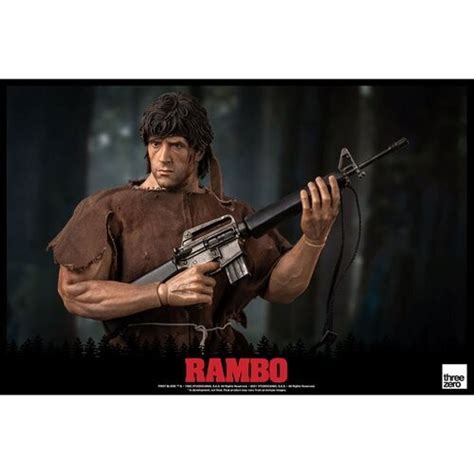 Rambo First Blood John Rambo Sylvester Stallone 1 6 Scale Action Figure