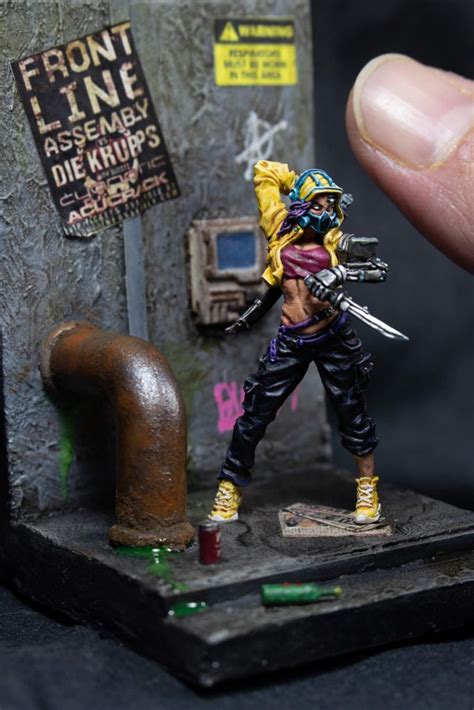 Community Spotlight Cyberpunk Dioramas Undead A Final Push