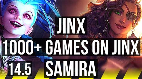 JINX Thresh Vs SAMIRA Rell ADC 1000 Games 7 2 6 EUW Master