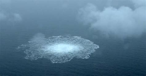Une vidéo des garde côtes montre l une des quatre fuites dans les