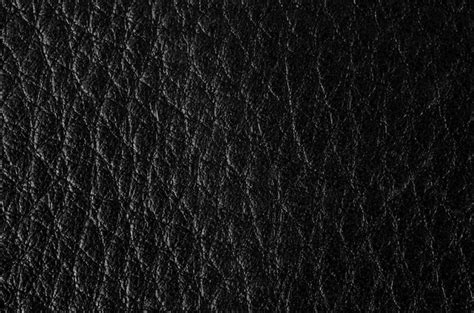 Primer Plano De Textura De Cuero Negro Fondo De Textura De Cuero