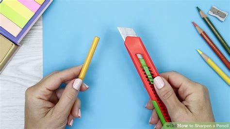 Ways To Sharpen A Pencil Wikihow